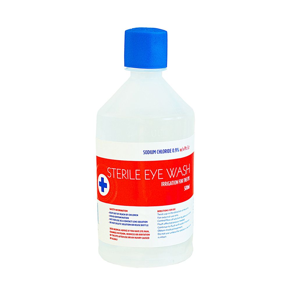 Eye Wash 500ml Bottle Sterile | Brosch Direct