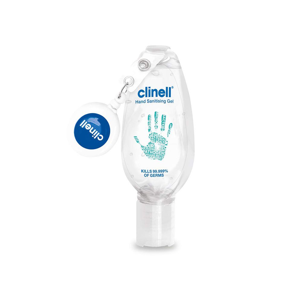 Clinell Hand Sanitising Gel With Clip 50ml | Brosch Direct