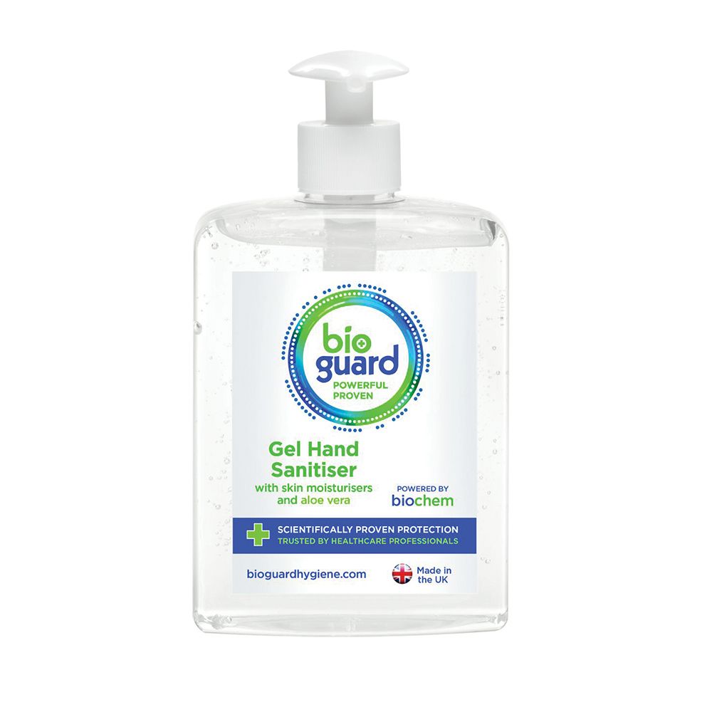 Bioguard 500ml Alcohol Hand Gel Sanitiser | Brosch Direct