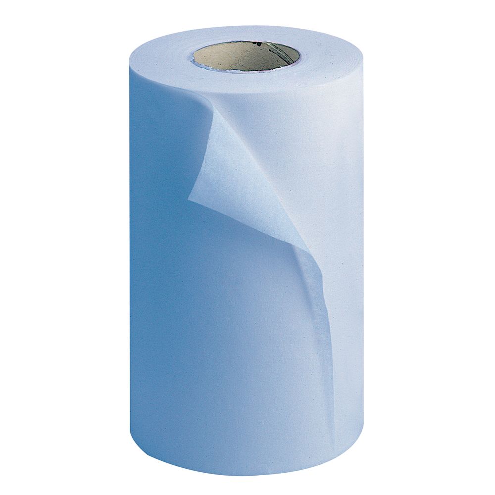 Premium 3ply 10" Blue Wiper Rolls | Brosch Direct